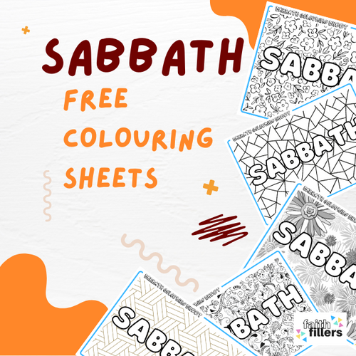 FREE Sabbath Colouring Printable | Faith Fillers