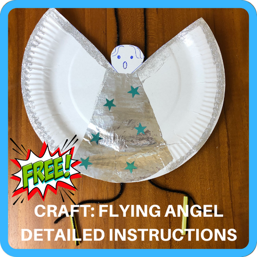 FREE Craft: Flying Angel | Faith Fillers
