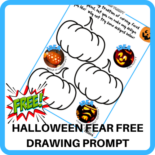 FREE Halloween Drawing Prompt Printable | Faith Fillers