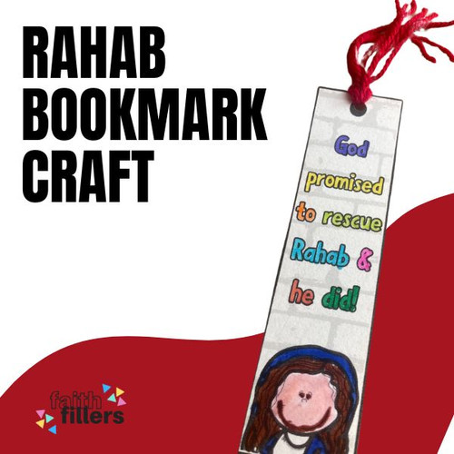 Free Rahab Bookmark Craft | Faith Fillers