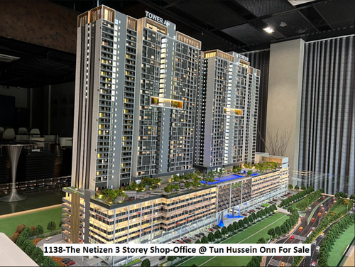 The Netizen 3 Storey Shop-Office @ Tun Hussein Onn For Sale | ROGER PANG