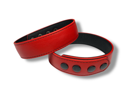 Leather Armband for Men – Custom Color with Black Lining and Stainless ...