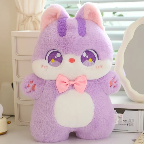 Purple cat plush toy Thecatcompany