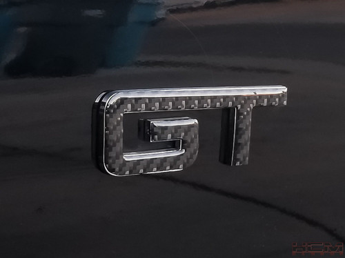 2005 - 2009 Mustang Real Carbon Fiber GT Badge Overlays | Sigala Designs