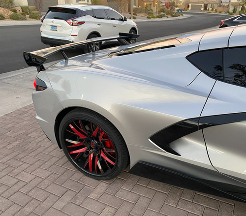 2020+ Corvette C8 OEM Style High Wing FRP/Unpainted or PAINTED: Carbon ...