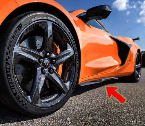 2023+ Corvette Z06 Style Rocker Panels (Various Price Options Avai ...