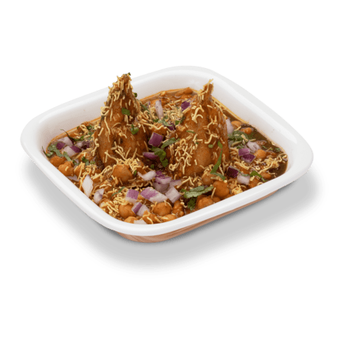 Samosa Chole Chaat (2 pcs) | Fresh Curry Chefs