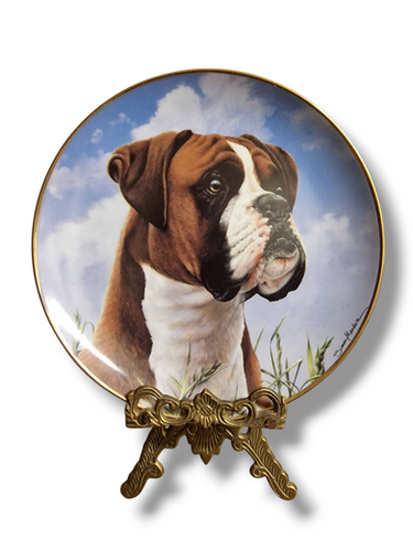 Danbury Mint His Master's Call Series "The Boxer" Limited Edition Plate ...