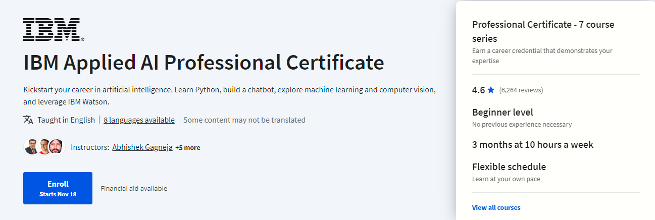 The Best Online Courses on Artificial Intelligence (AI)for non-programmers