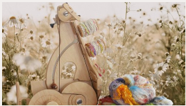 Queen Bee Spinning Wheel | Lavender & Honeycomb