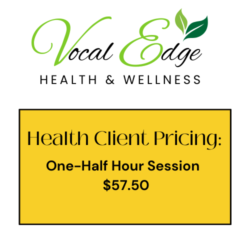 Health/Nutrition -30 min (General Public) | vocal-edge-studio