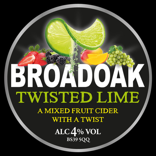 Broadoak Twisted Lime Cider Bag-in-Box | broadoakcider