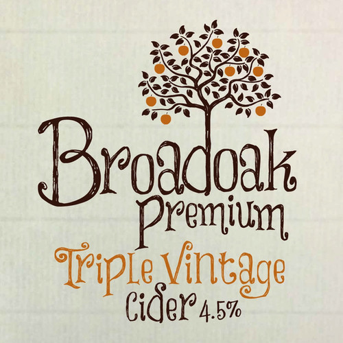Broadoak Premium Triple Vintage 500ml (pack of 8) | broadoakcider