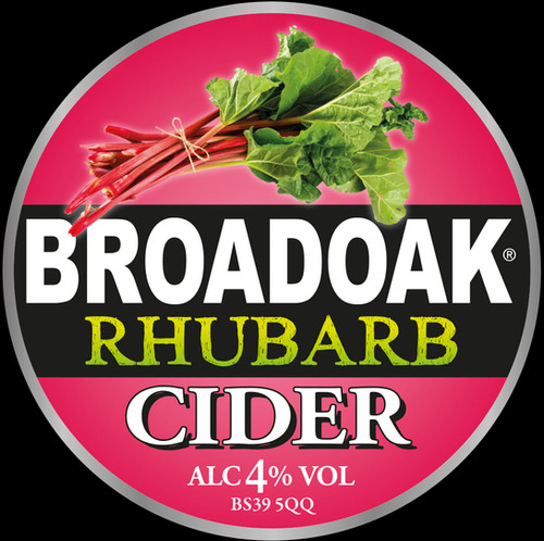Broadoak Rhubarb Cider Bag-in-Box | broadoakcider
