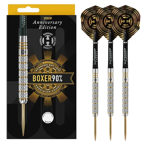 Harrows Boxer Parallel ANNIVERSARY EDITION 90% Tungsten Steel Tip Dart ...