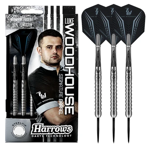 Harrows Luke Woodhouse 90% Tungsten Dart Set | Red Rose Darts