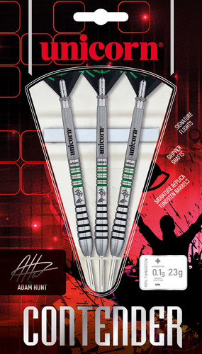 Adam Hunt Contender Dart Set (90% Tungsten) | Red Rose Darts