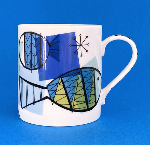 Funky Blue Fish - Mug | Blue Artemis