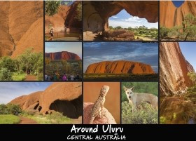 Around Uluru Central Australia Postcard | australia-postcards