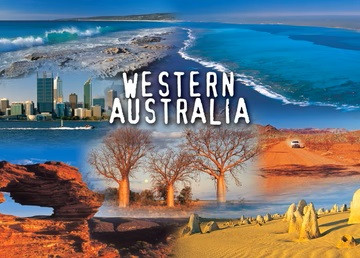 Western Australia (Montage) Postcard | australia-postcards