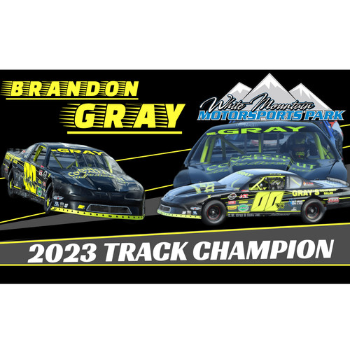 Brandon Gray Track Champion Plate | VT&NH Racing News