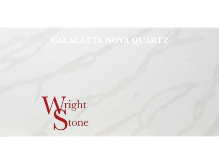 Calacatta Nova Global Quartz Sample | Wright Stone