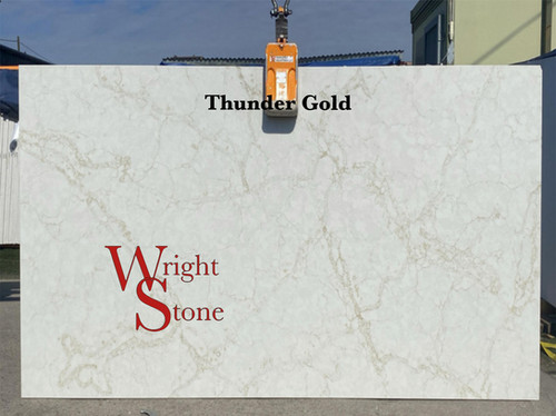 Thunder Gold Global Quartz Sample | Wright Stone