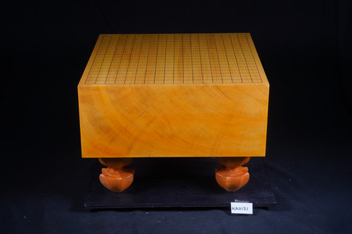 【KA0121】Hyuga Hon-Kaya, Masame (Straight Grain), Go Board with Legs ...