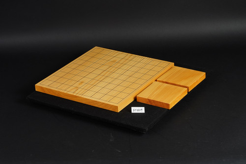 【ST0019】Hyuga Hon-Kaya Itame (Flat Grain), Kiura One-piece Table Shogi ...
