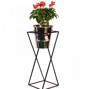 Cross Leg Pot Stand | ART ANGLE GALARY