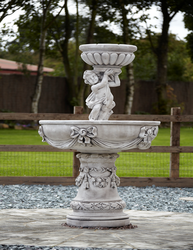 Large Cherub Water Feature | Berkshire Stoneware