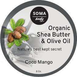 Olive Oil & Cocoa Mango Shea Butter | SOMA-body