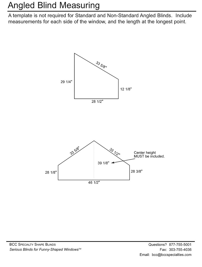 Measure & Template Instructions | Arched Angeled