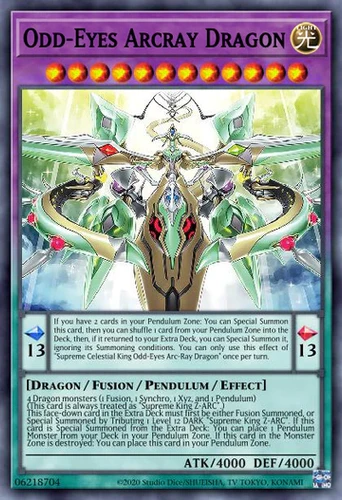 Odd-Eyes Arcray Dragon | Infinity Cards