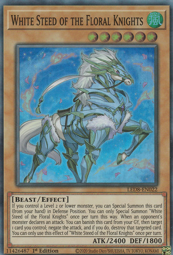 White Steed of the Floral Knights | Infinity Cards