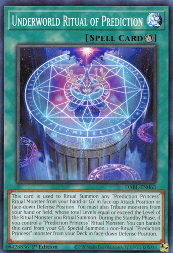 Underworld Ritual of Prediction | Infinity Cards