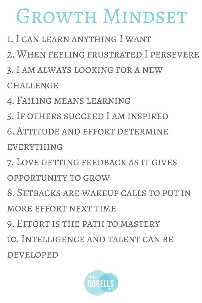 Top 10 Ways To Get A Growth Mindset