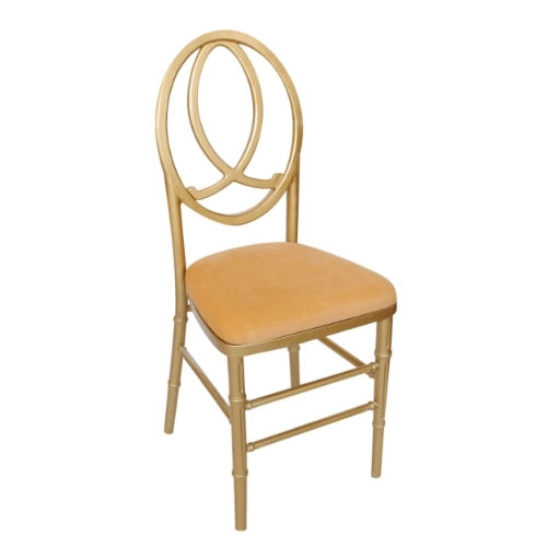 INFINITY CHAIR - GOLD - Hensley Event Resources