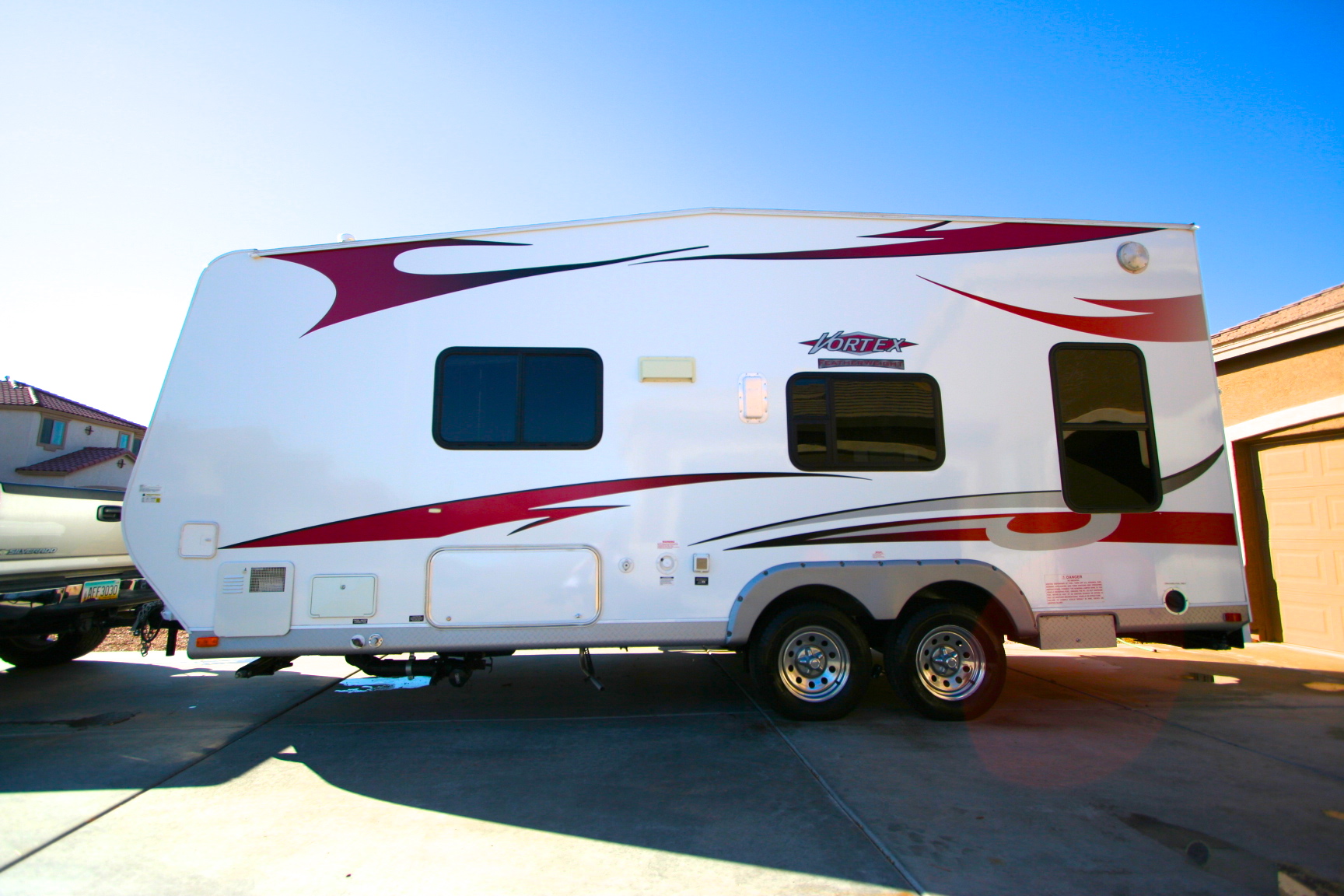 Vortex Toy Hauler Rental, RV Rental and Travel Trailer in Phoenix AZ