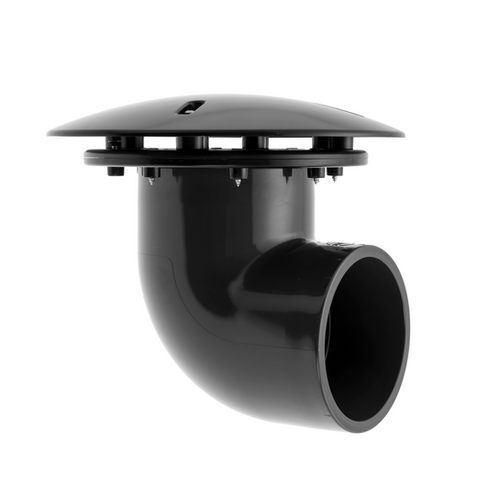 4" Bottom Drain - 90 Degree Bend | RTF Pond Products