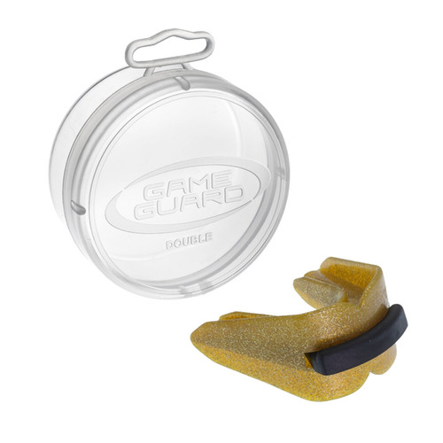 Double Gumshield for Top & Bottom Teeth - Senior - Gold | GameGuard ...