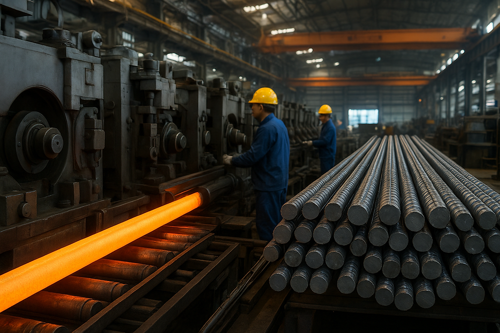 The Complete Process of Making TMT Bars in Vizag