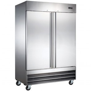 Coldline CFD-2FF-HC 54" Double Solid Door Reach-In Freezer - 47 Cu. Ft ...