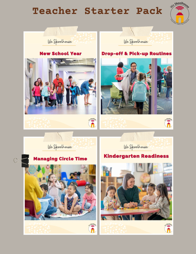 Teacher Starter Pack | We Skoolhouse