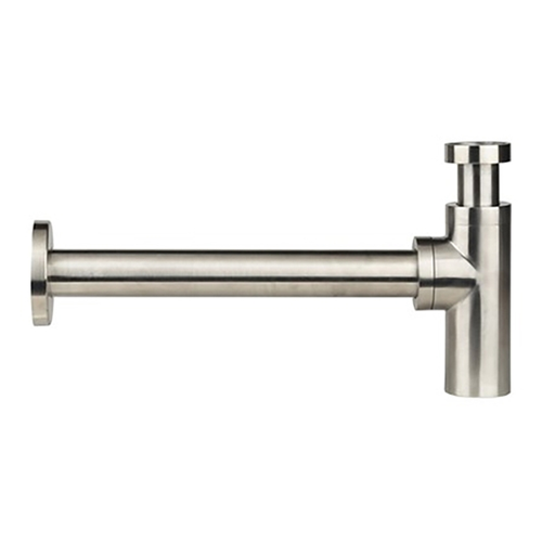 Flow Basin Bottle Trap - Brushed Stainless Steel | bathworks