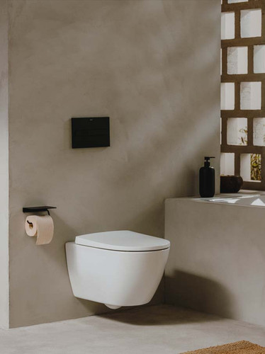 Roca Ona Rimless Wall Hung Toilet With Soft Close Seat | bathworks