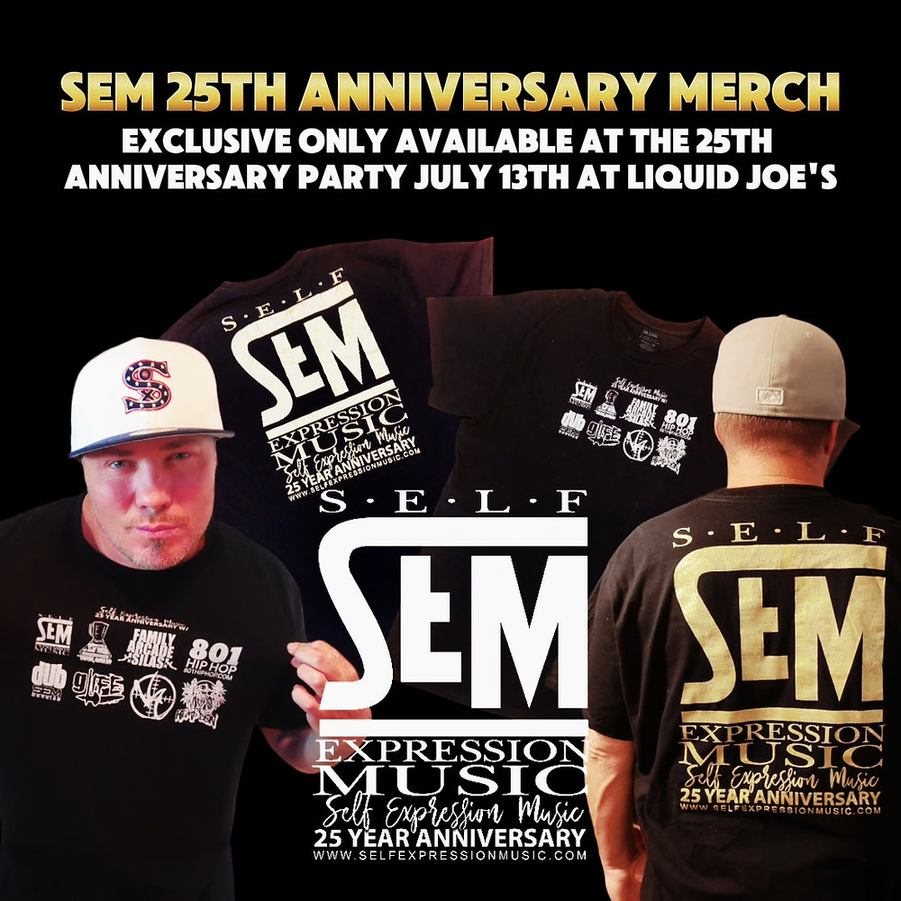 Exclusive self-expression music 25th anniversary commemorative t-shirts