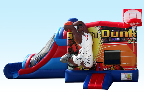 C268: 27ft 3D Slam Dunk Combo | Shop Bounce Houses