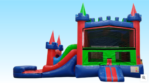 C2513: 25ft Classic Castle Combo | Shop Bounce Houses
