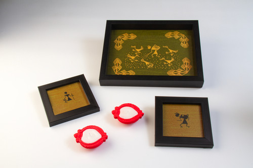 Warli Art & Flo-Dust Decor Hamper
